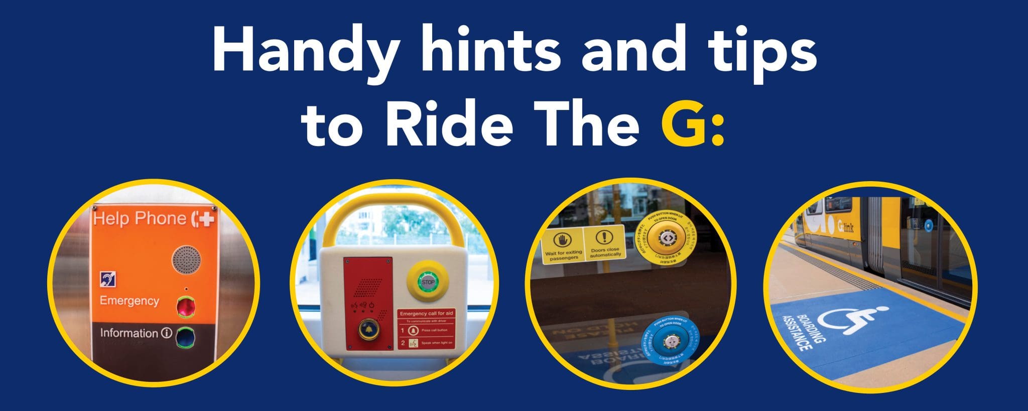 Handy hints and tips to Ride The G: - G:link