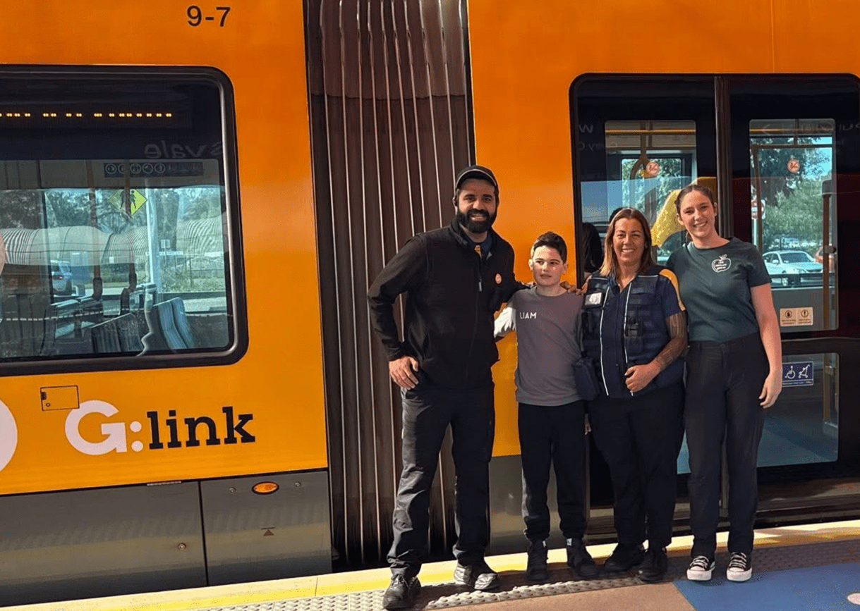 Come and explore the G:link tram with Liam and Indy. - G:link